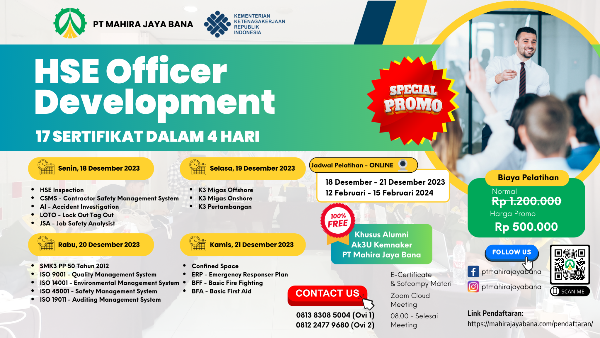 HSE Officer Development Program - Mahira Jaya Bana